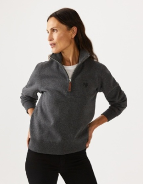 Ladies Trickett 1/4 Zip Sweatshirt – Partridge and Parr